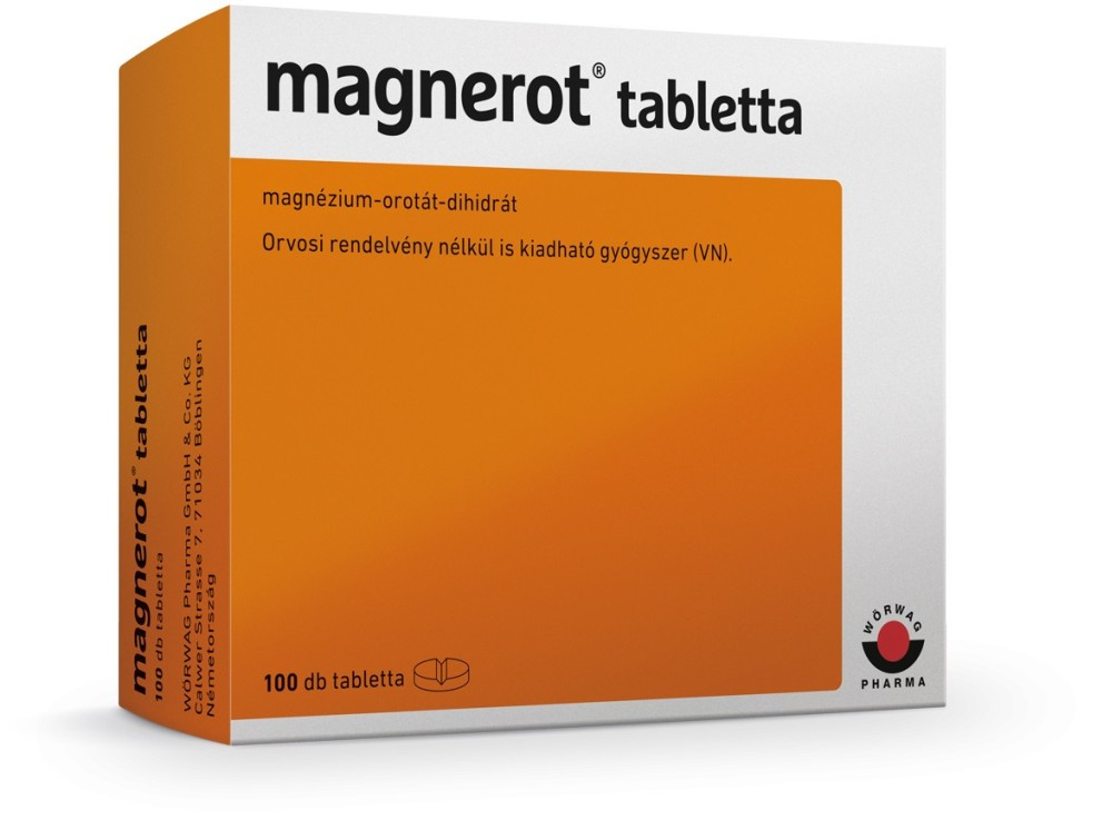 MAGNEROT tabletta 100 db - PATIKA24 Gyógyszertár online, köz