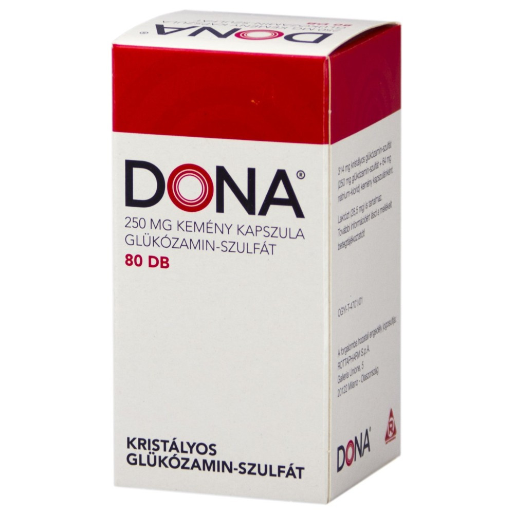 DONA 250 mg kemény kapszula 80 db - PATIKA24 Gyógyszertár on