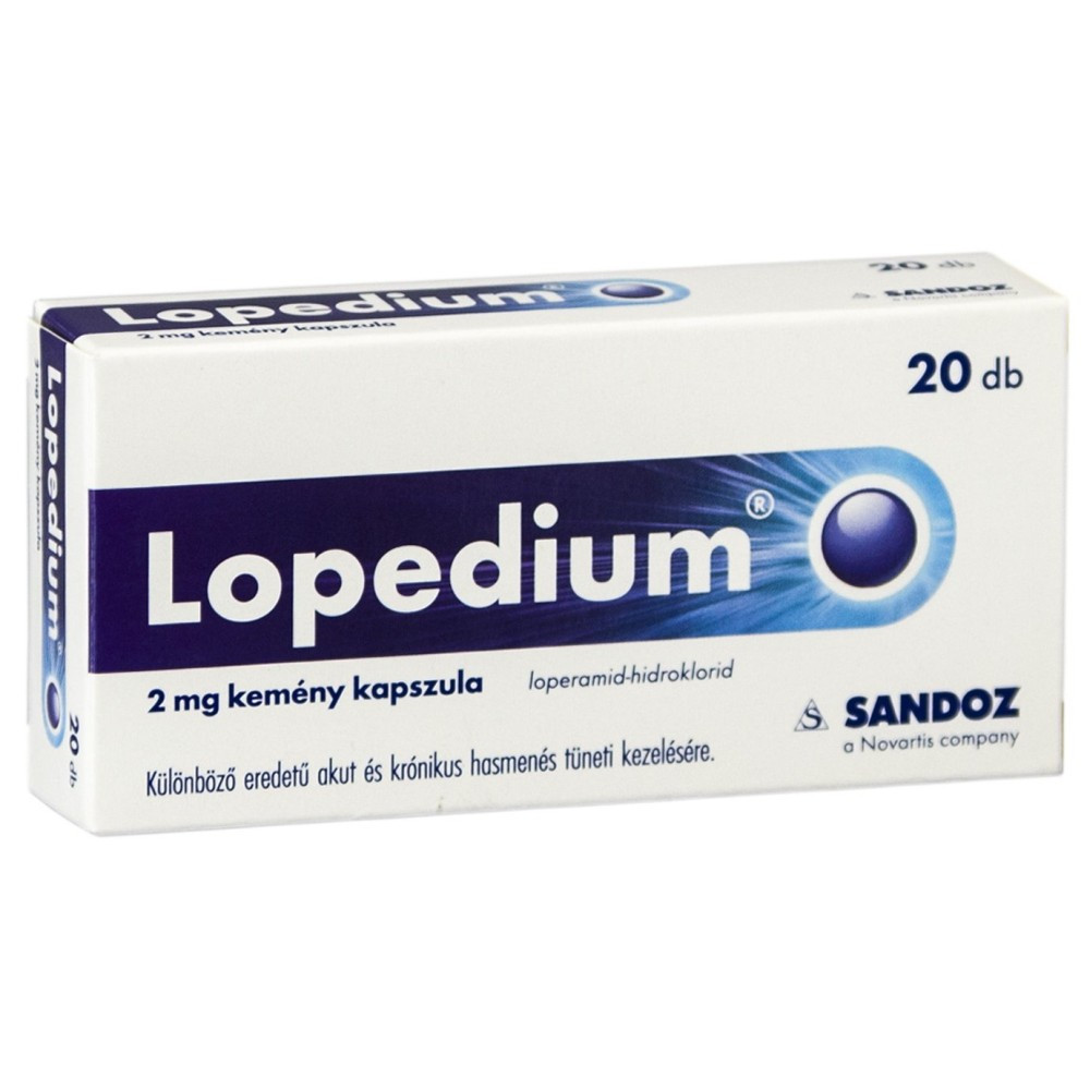 LOPEDIUM 2 mg kemény kapszula 20 db - PATIKA24 Gyógyszertár
