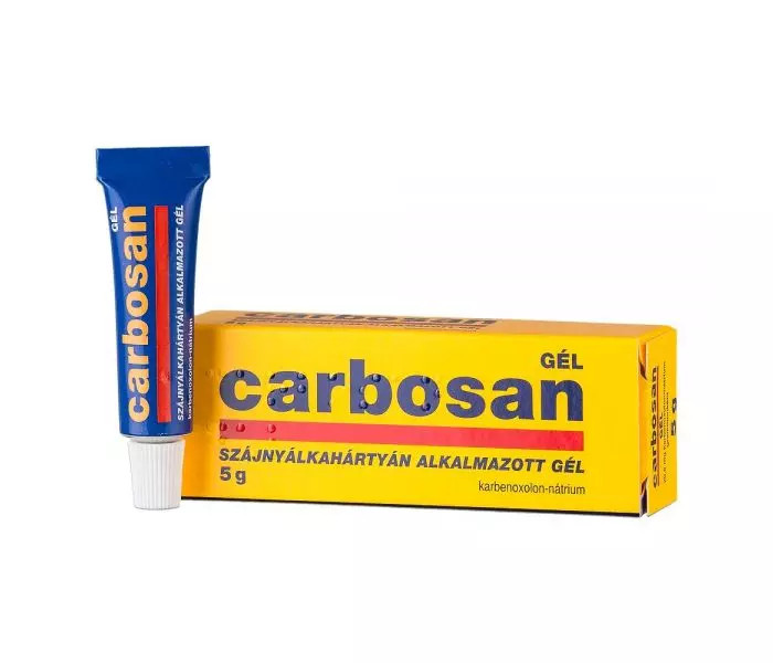 CARBOSAN szájnyálkahártyán alkalmazott gél 5 g - PATIKA24 Gy