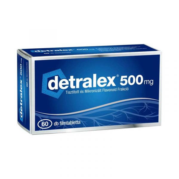 DETRALEX 500 mg filmtabletta 60 db - PATIKA24 Gyógyszertár o