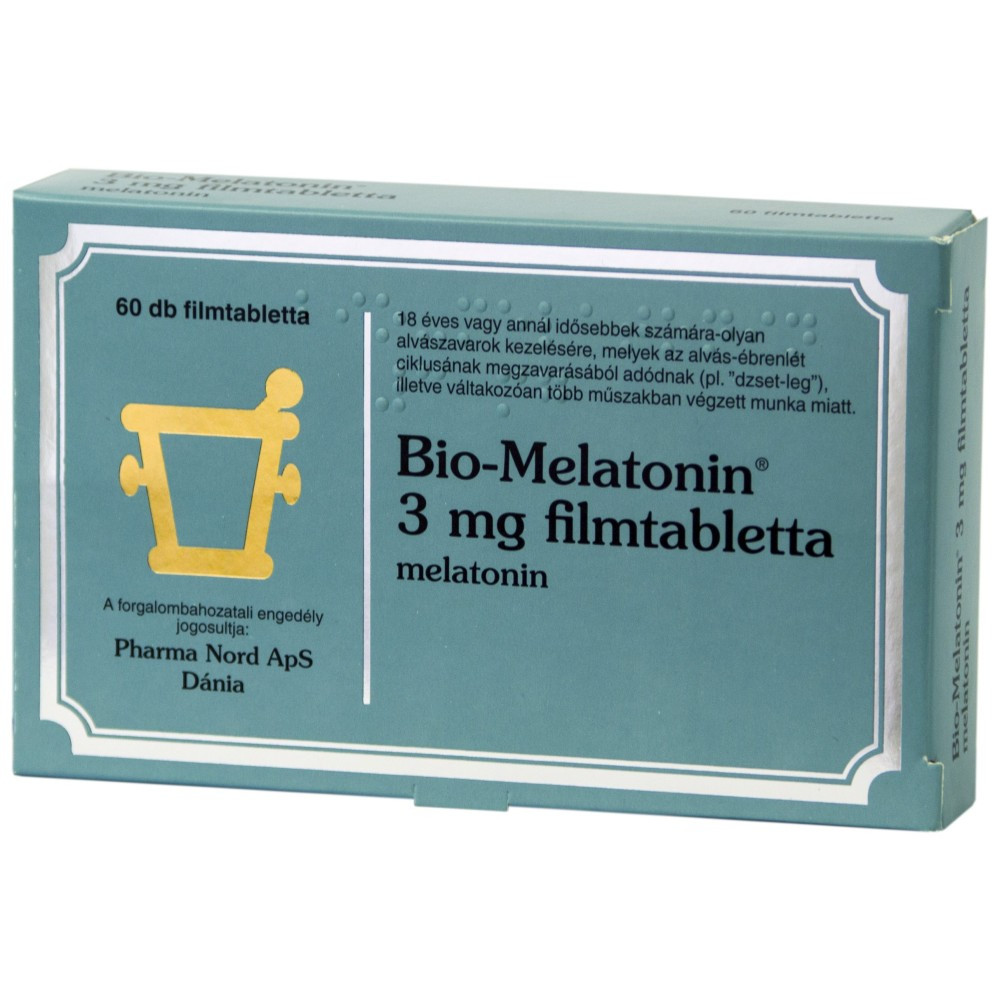 BIO-MELATONIN 3 mg filmtabletta 60 db - PATIKA24 Gyógyszertá