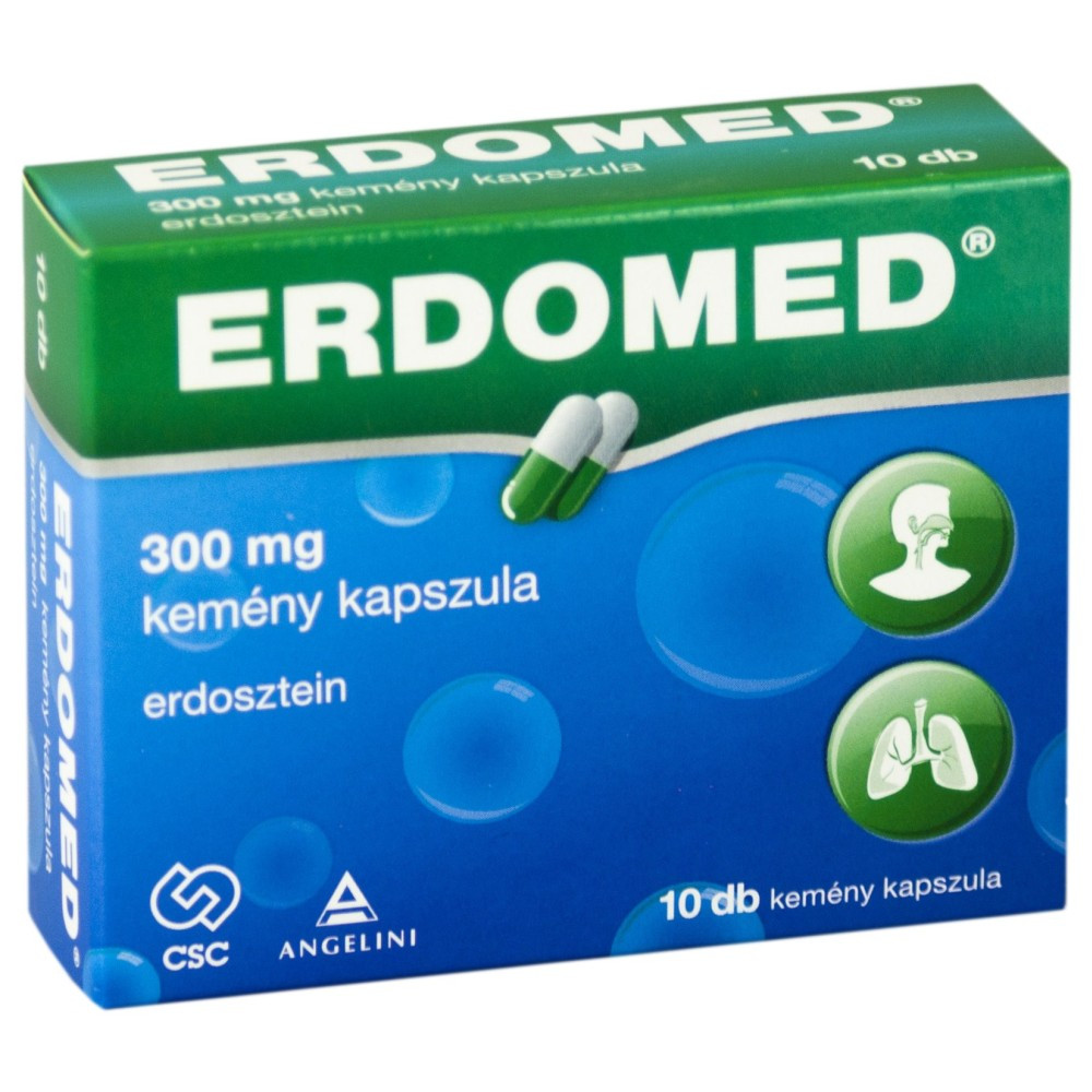 ERDOMED 300 mg kemény kapszula 10 db - PATIKA24 Gyógyszertár