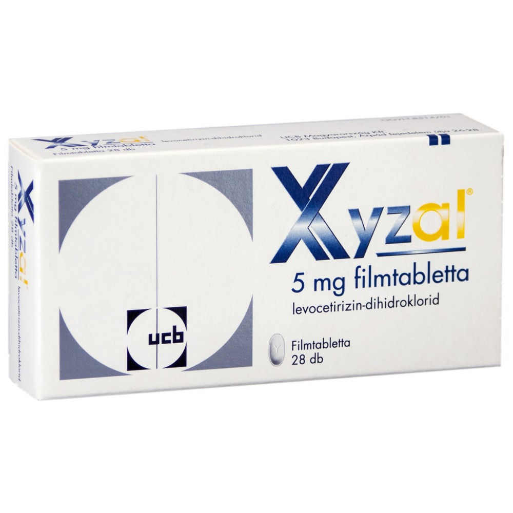XYZAL 5 mg filmtabletta 28 db - PATIKA24 Gyógyszertár online