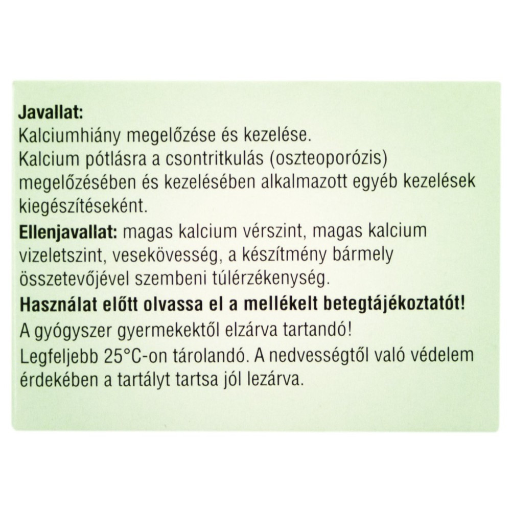 BÉRES CALCIUM 500 mg filmtabletta 30 db - PATIKA24 Gyógyszer