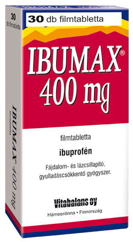 IBUMAX 400 mg filmtabletta 30 db - PATIKA24 Gyógyszertár onl