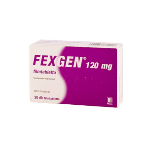 FEXGEN 120 mg filmtabletta 30 db - PATIKA24 Gyógyszertár onl
