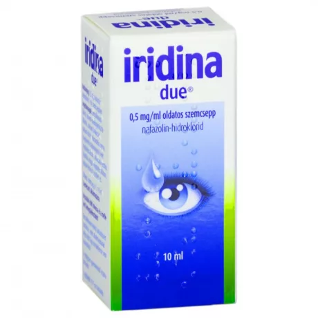 IRIDINA DUE 0,5 mg/ml oldatos szemcsepp 10 ml - PATIKA24 Gyó