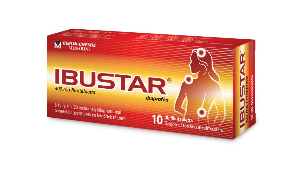 IBUSTAR 400 mg filmtabletta 10 db - PATIKA24 Gyógyszertár on