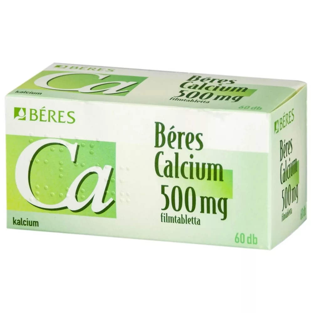 BÉRES CALCIUM 500 mg filmtabletta 60 db - PATIKA24 Gyógyszer