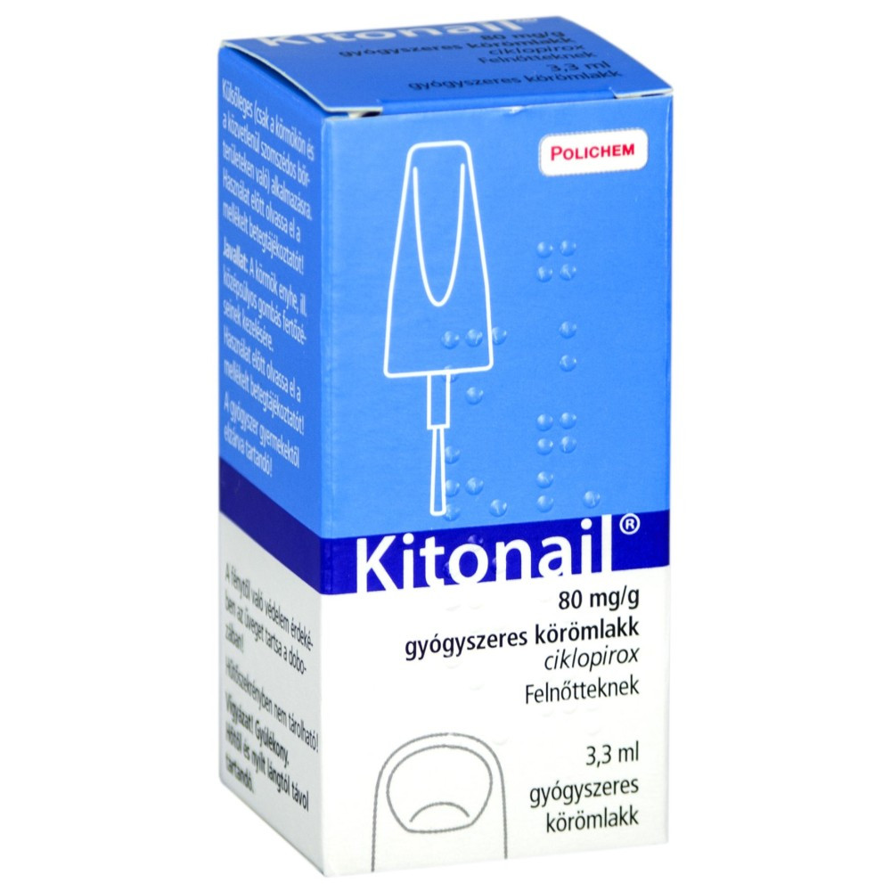 KITONAIL 80 mg/g gyógyszeres körömlakk 3,3 ml - PATIKA24 Gyó