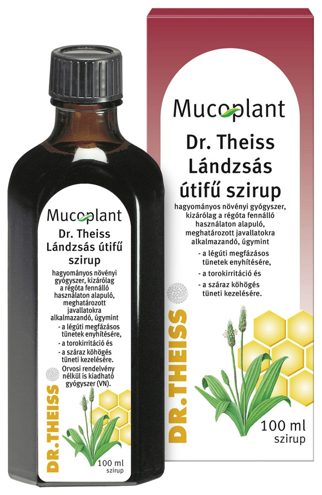 MUCOPLANT DR. THEISS Lándzsás útifű szirup 100 ml - patika24