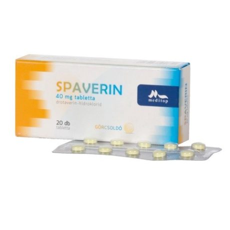 SPAVERIN 40 mg tabletta 20 db - PATIKA24 Gyógyszertár online
