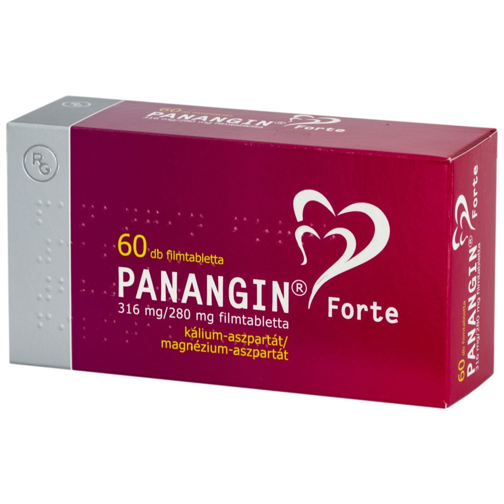 PANANGIN FORTE 316 mg/280 mg filmtabletta 60 db - PATIKA24 G