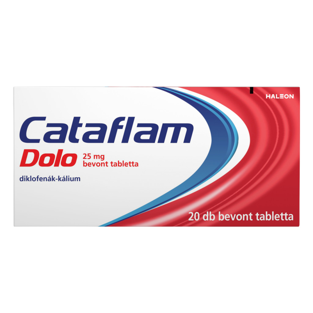 CATAFLAM DOLO 25 mg bevont tabletta 20 db - PATIKA24 Gyógysz