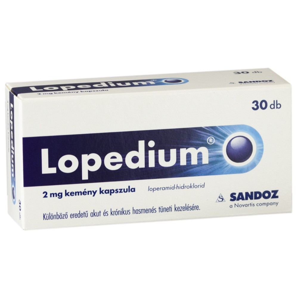 LOPEDIUM 2 mg kemény kapszula 30 db - PATIKA24 Gyógyszertár