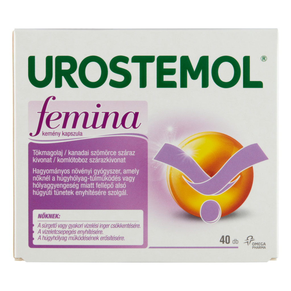 UROSTEMOL FEMINA kemény kapszula 40 db - PATIKA24 Gyógyszert