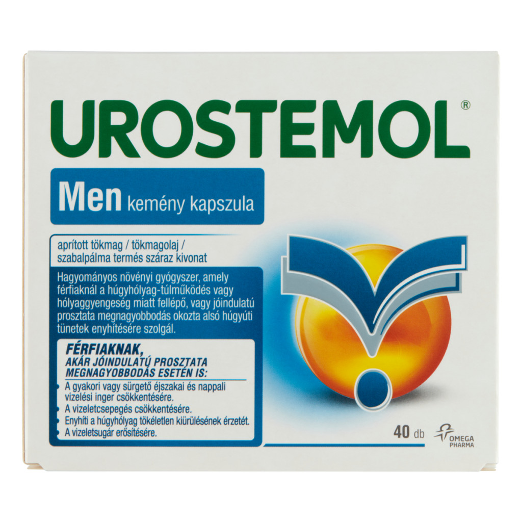 UROSTEMOL MEN kemény kapszula 40 db - PATIKA24 Gyógyszertár