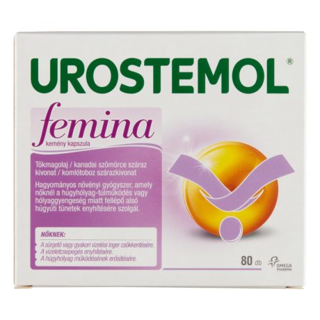 UROSTEMOL FEMINA kemény kapszula 80 DB - PATIKA24 Gyógyszert