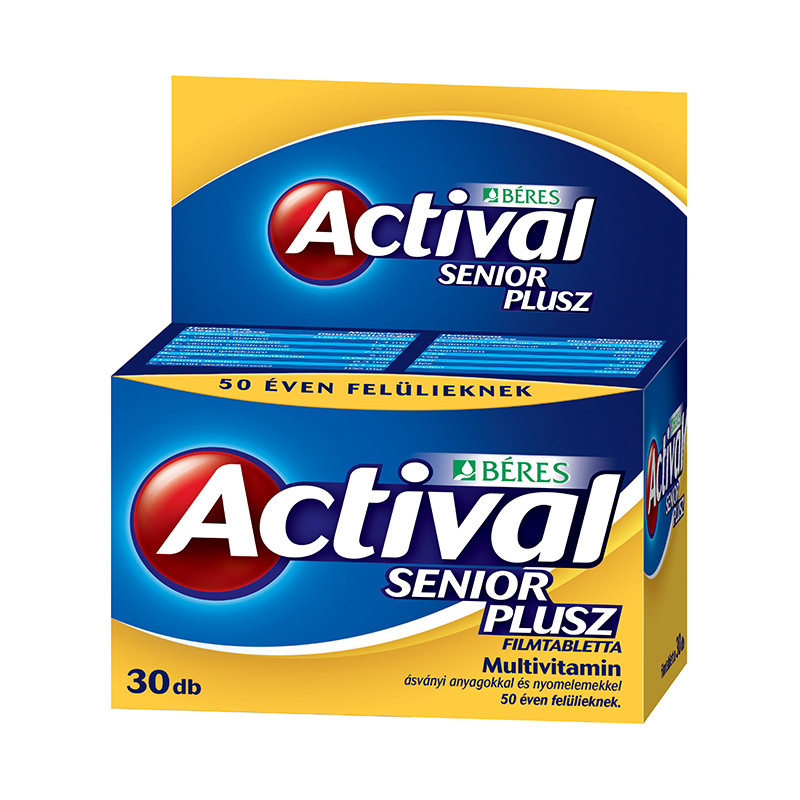 ACTIVAL SENIOR PLUSZ filmtabletta 30 db - patika24 gyógyszer