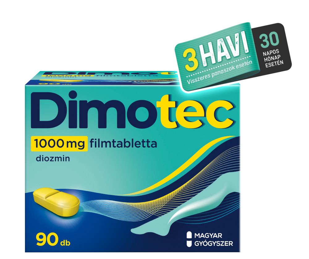 Dimotec 1000 mg filmtabletta 90 db - PATIKA24 Gyógyszertár o