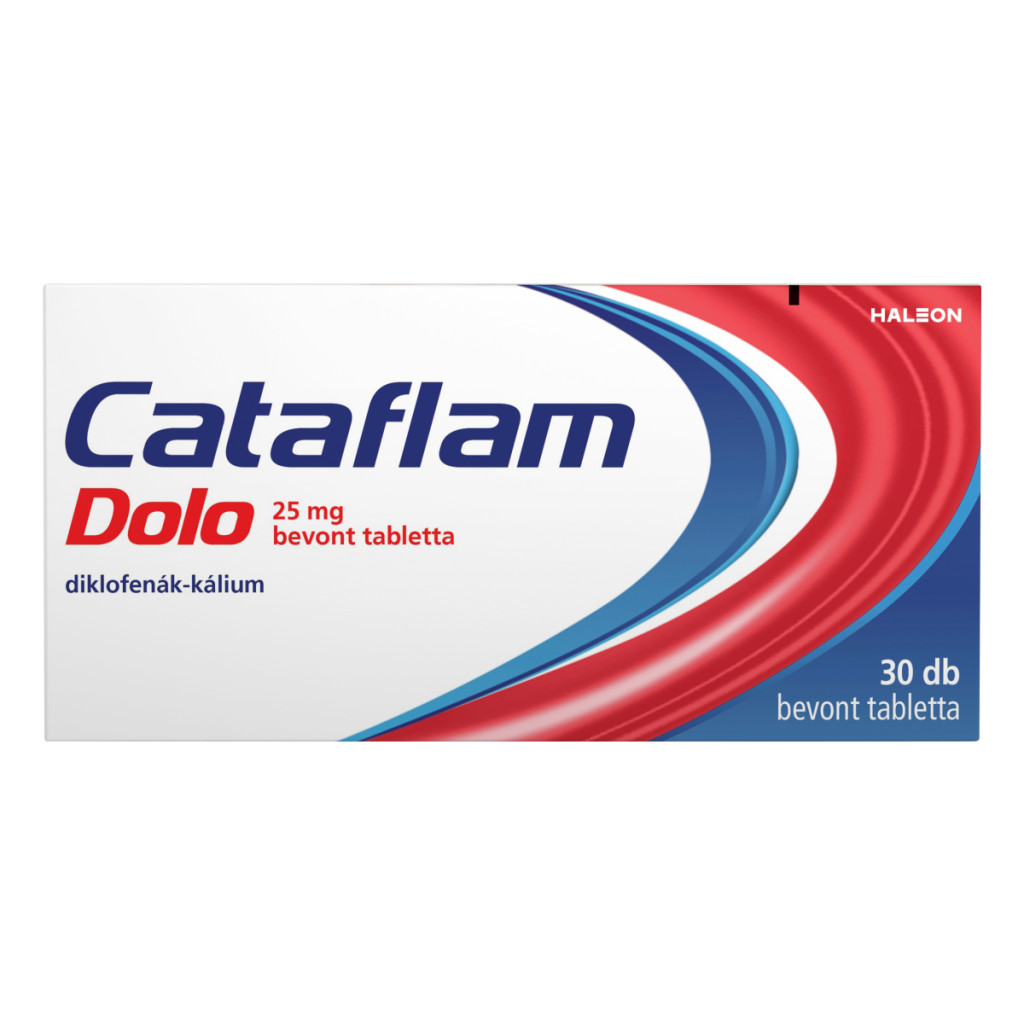 CATAFLAM DOLO 25 mg bevonta tabletta 30 db - PATIKA24 Gyógys