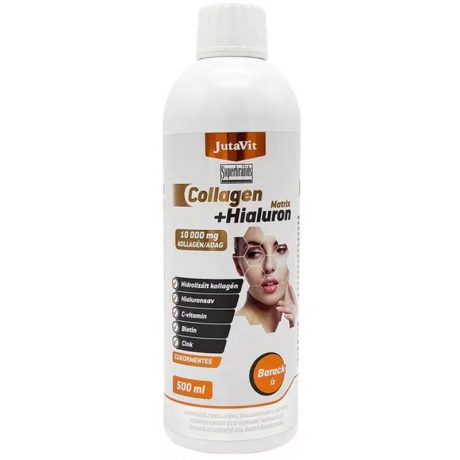 JUTAVIT COLLAGEN + HIALURON MATRIX barack ízű 500 ml - PATIK