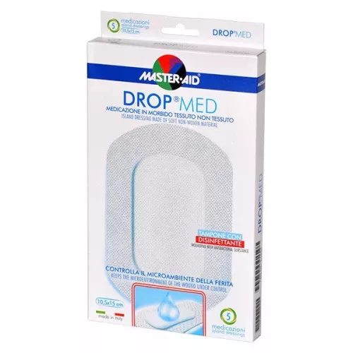 MASTER-AID Drop Med 10,5x15 cm 5 db - PATIKA24 Gyógyszertár