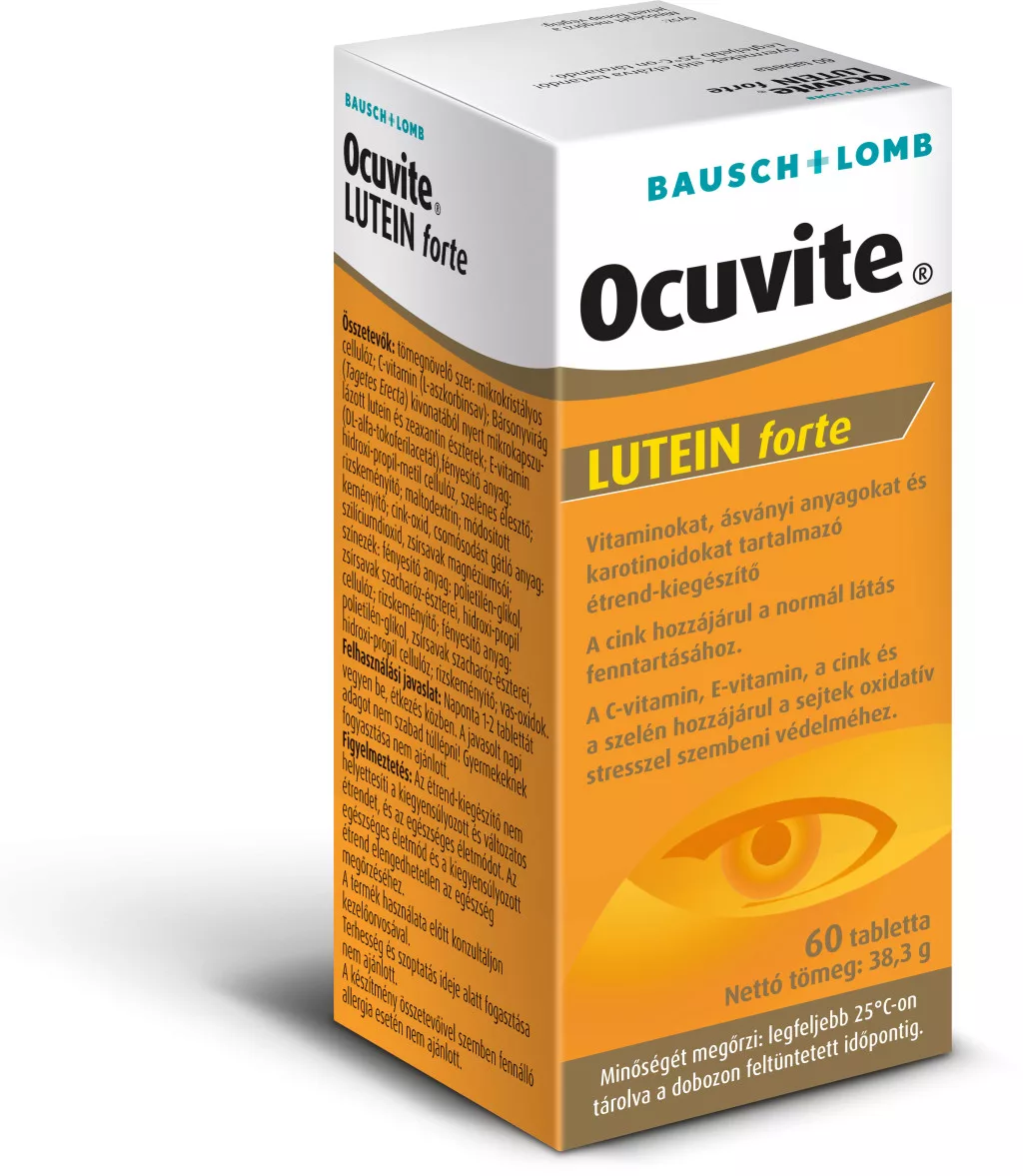 OCUVITE LUTEIN FORTE tabletta 60 db - PATIKA24 Gyógyszertár