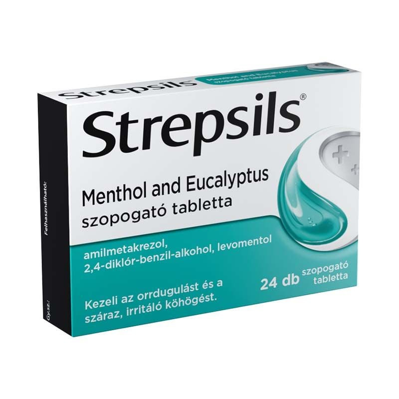 STREPSILS MENTHOL AND EUCALYPTUS szopogató tabletta 36 db