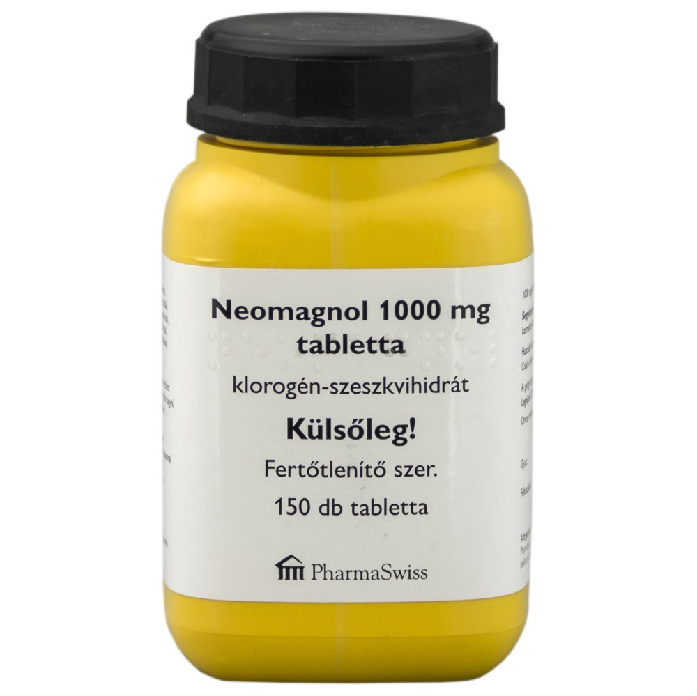 NEOMAGNOL 1000 mg tabletta 150 db - PATIKA24 Gyógyszertár on