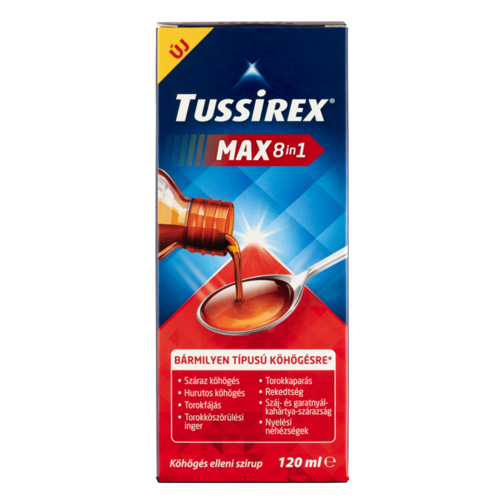 TUSSIREX MAX 8in1 szirup 120 ml - PATIKA24 Gyógyszertár onli
