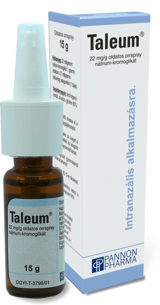 TALEUM 22 mg/g oldatos orrspray 15 g - PATIKA24 Gyógyszertár