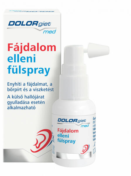 DOLORGIET MED fájdalom elleni fülspray 20 ml - PATIKA24 Gyóg