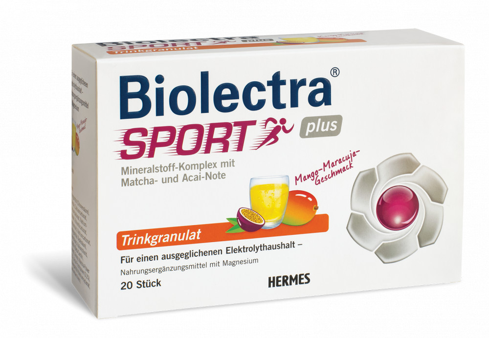 BIOLECTRA SPORT plus granulátum magnéziummal 20 db - PATIKA2