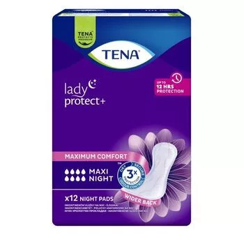 TENA LADY PROTECT+ maxi night 12 db - PATIKA24 Gyógyszertár