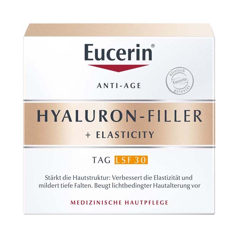 EUCERIN HYALURON-FILLER+ELASTICITY SPF 30 bőrtömörséget rege