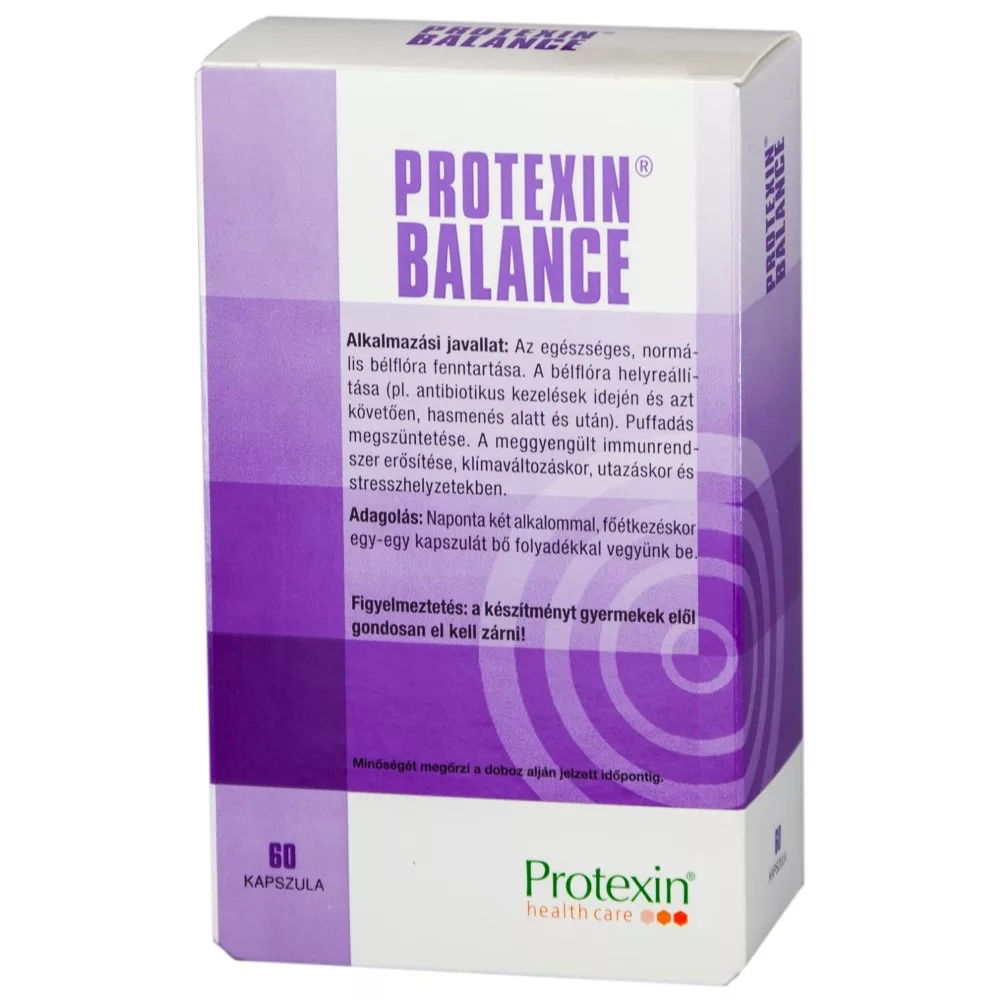 PROTEXIN BALANCE kapszula 60 db - PATIKA24 Gyógyszertár onli