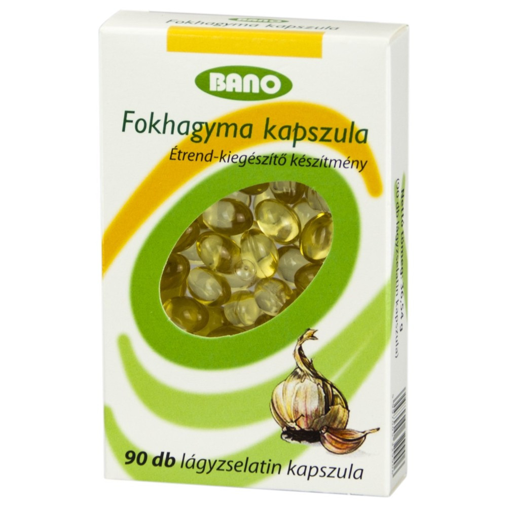 BANO FOKHAGYMA kapszula 90 db - PATIKA24 Gyógyszertár online