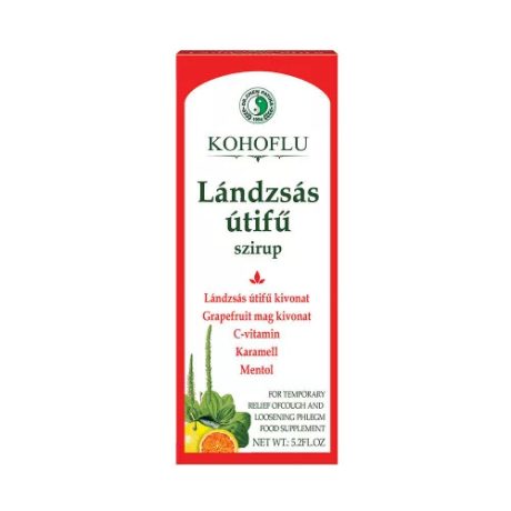 DR. CHEN KOHOFLU LÁNDZSÁS ÚTIFŰ szirup 150 ml - PATIKA24 Gyó