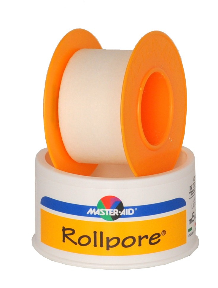 MASTER-AID ROLL-PORE ragtapasz 5CM X 5M papír alapú, téphető