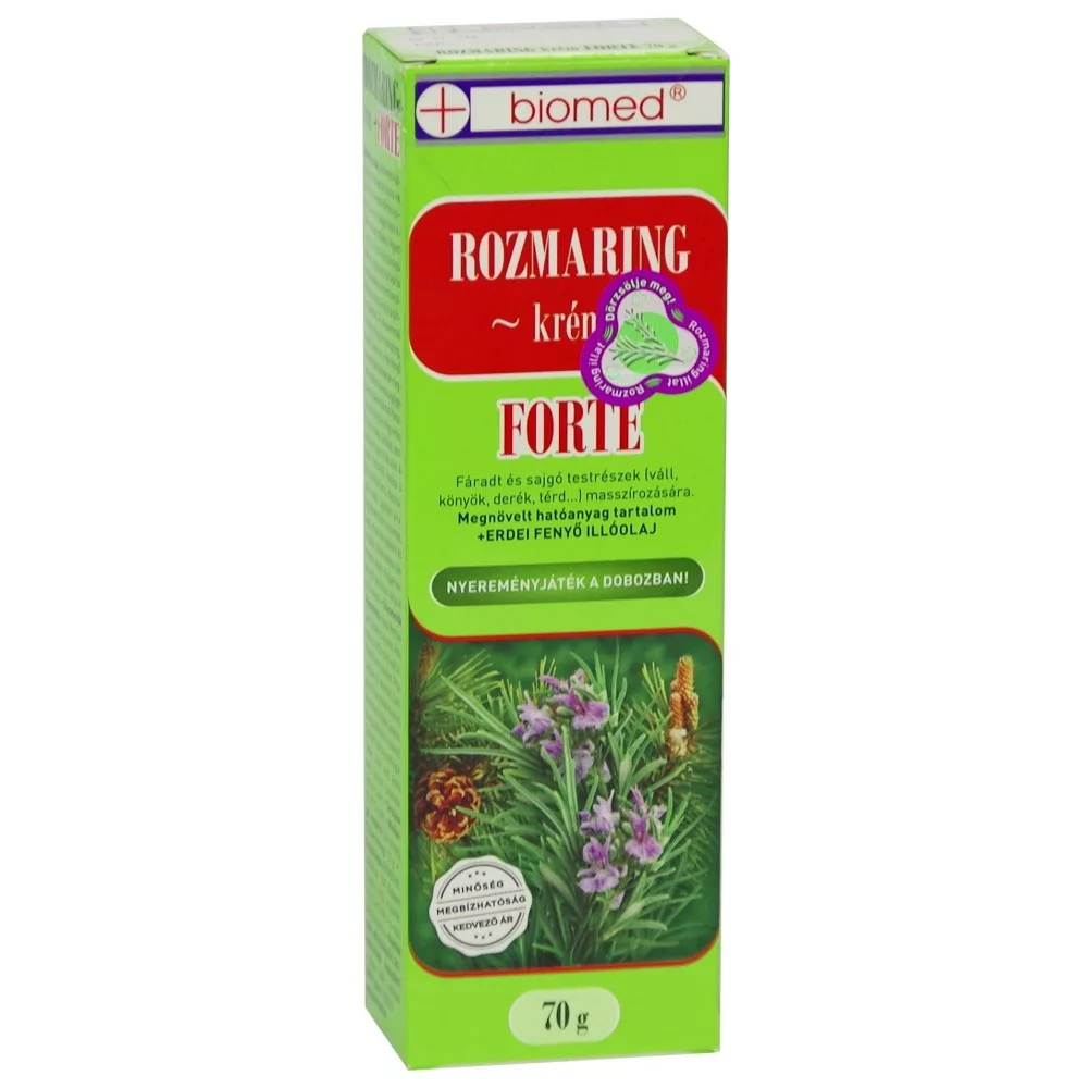 BIOMED ROZMARING FORTE krém 70 g - PATIKA24 Gyógyszertár onl