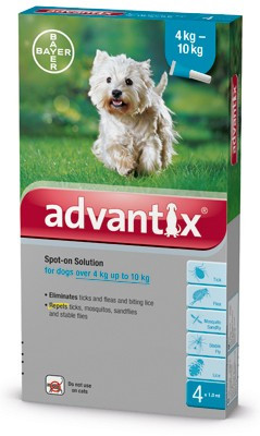 Advantix 100 1 ml 4-10 kg 1x1ml - PATIKA24 Gyógyszertár onli