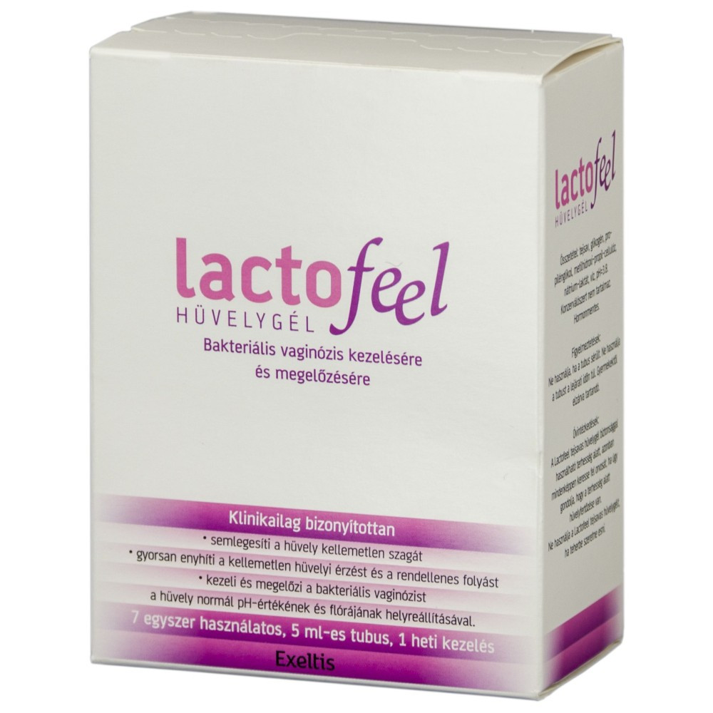 LACTOFEEL 7x5 ml hüvelygél 7 db - PATIKA24 Gyógyszertár onli