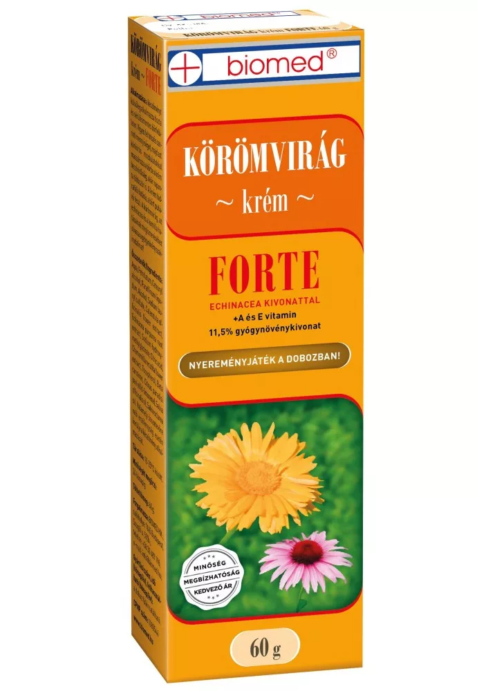 BIOMED KÖRÖMVIRÁG FORTE krém 60 G - PATIKA24 Gyógyszertár on