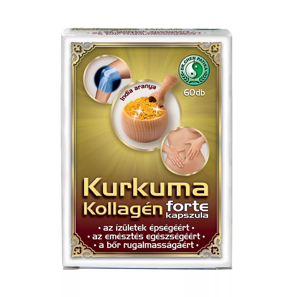 DR.CHEN KURKUMA KOLLAGÉN FORTE kapszula 60 db - PATIKA24 Gyó