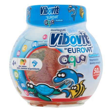 VIBOVIT BY EUROVIT AQUA gumivitamin tabletta 50 db - PATIKA2