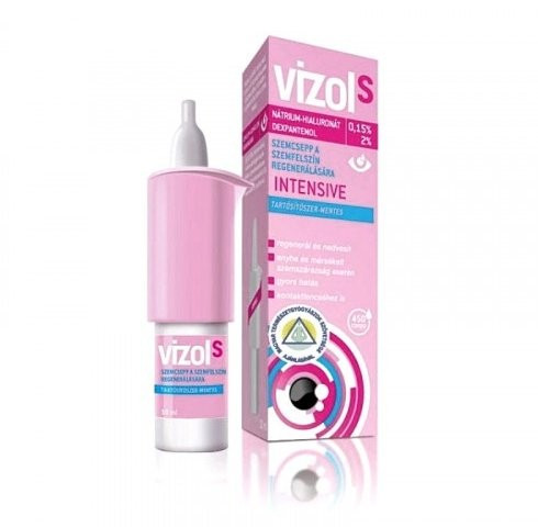 VIZOL S INTENSIVE SZEMCSEPP 10 ML - PATIKA24 Gyógyszertár on