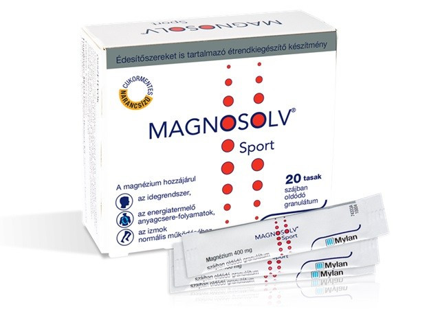 MAGNOSOLV SPORT 400 mg granulátum 20 db - PATIKA24 Gyógyszer