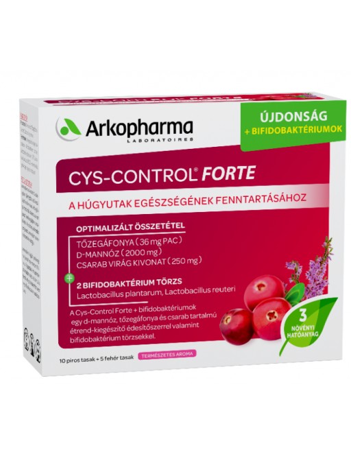 CYS-CONTROL FORTE D-MANNÓZ por 15 db - PATIKA24 Gyógyszertár